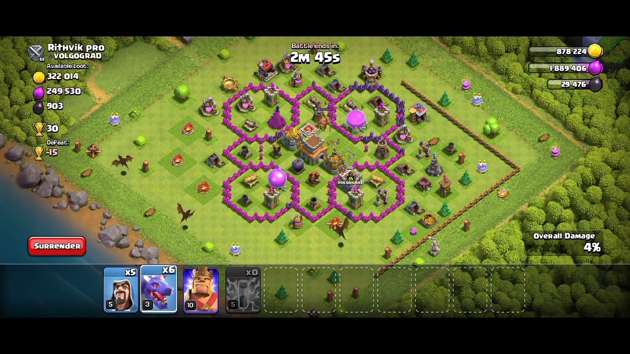 [ First Vid ] TUTORIAL HOW TO EASY 3 STAR IN CLASH OF CLANS #coc # ...
