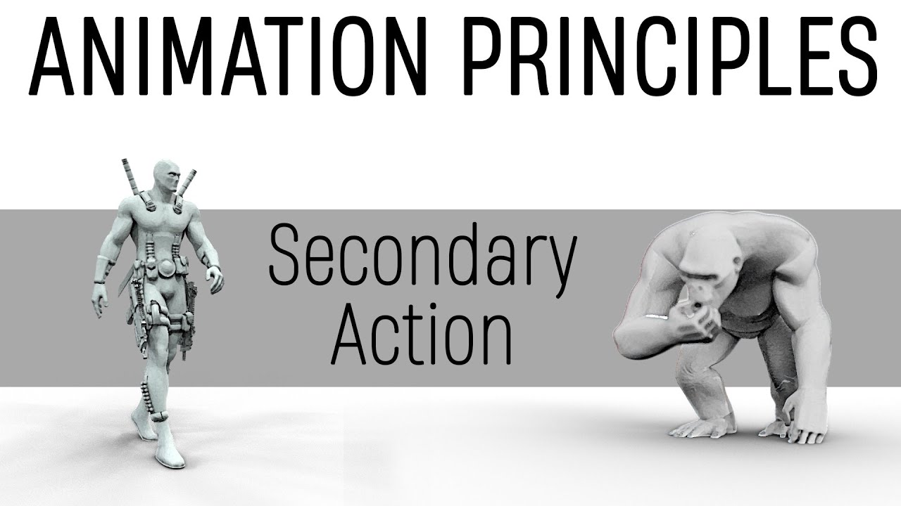 Secondary Action | 12 Principles of Animation Easy Explanations - YouTube
