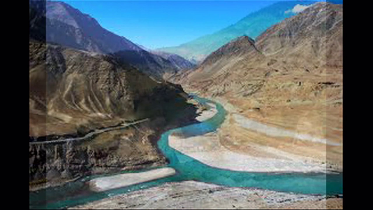 The Indus River at Tibet - YouTube