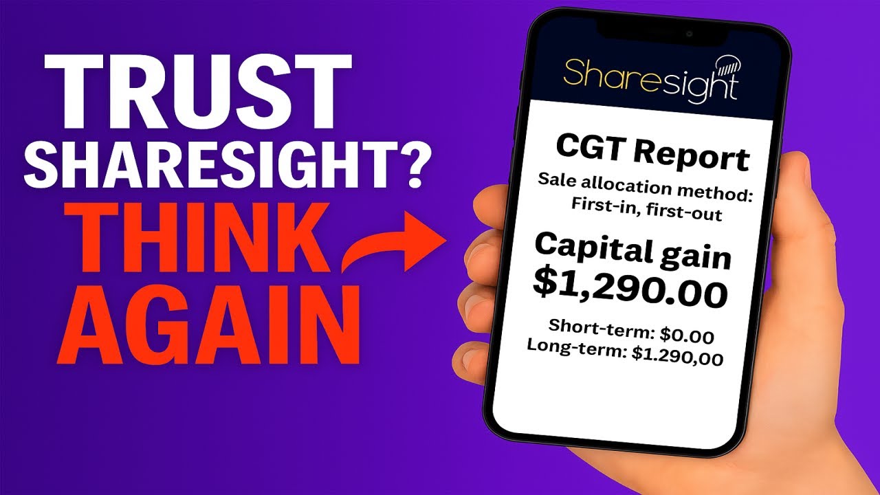 Report Capital Gains Tax (CGT) Correctly with Sharesight - YouTube