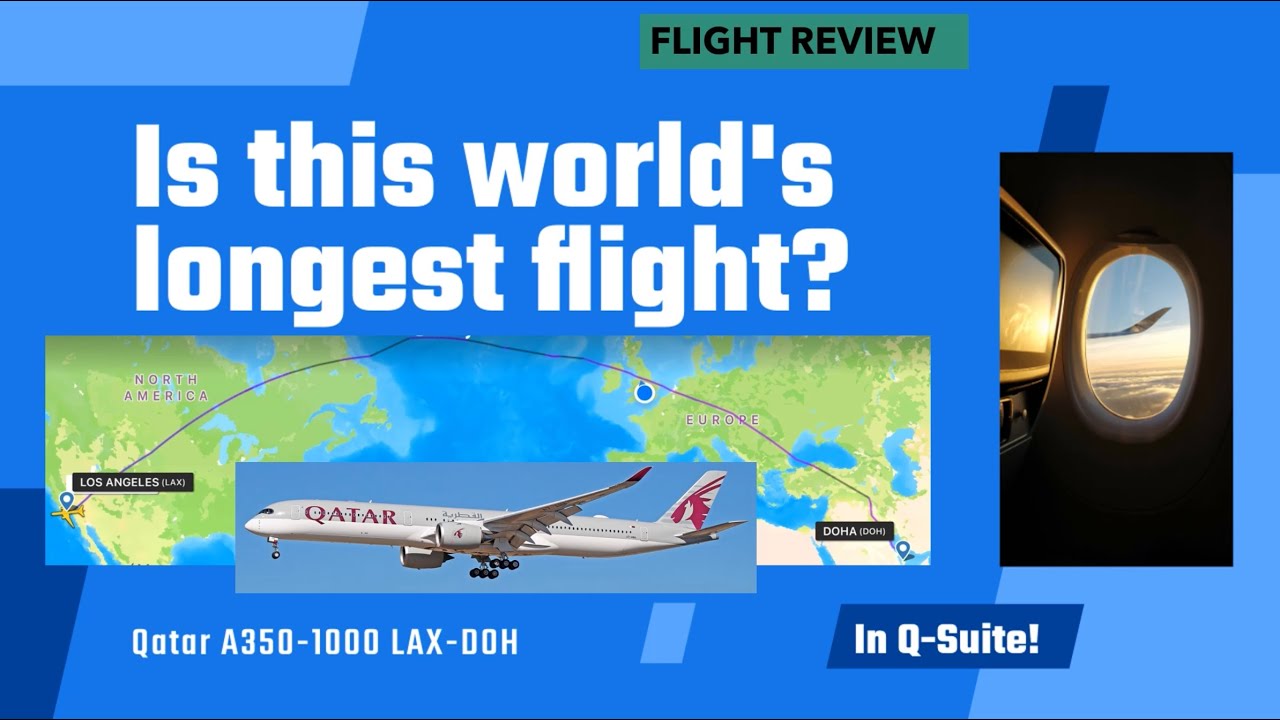 Qatar Q-Suite Flight Review - A350 Los Angeles LAX to Doha Hamad ...
