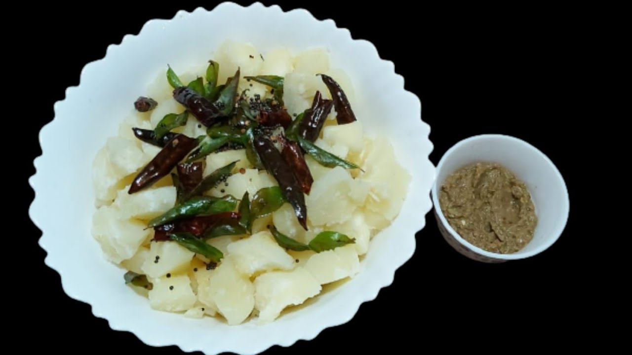 BOILED TAPIOCA WITH SPECIAL CHAMMANTHY # RECIPES WORLD BYTHANU# KAPPA ...