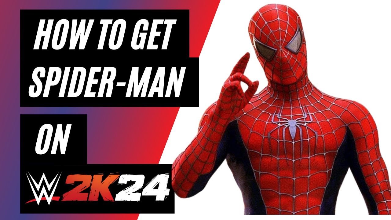 How To Get Spider-Man on WWE 2K24 - YouTube