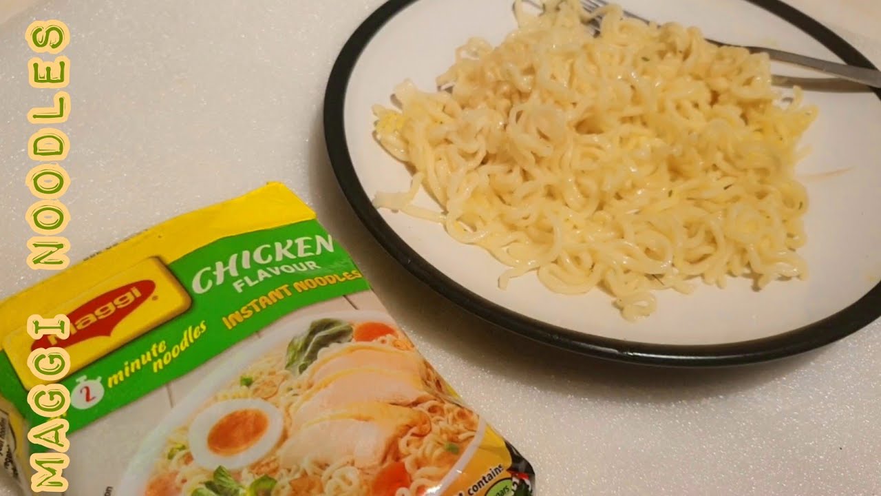 Chicken flavour Maggi Noodles |Quick & Easy maggi noodles Recipe - YouTube