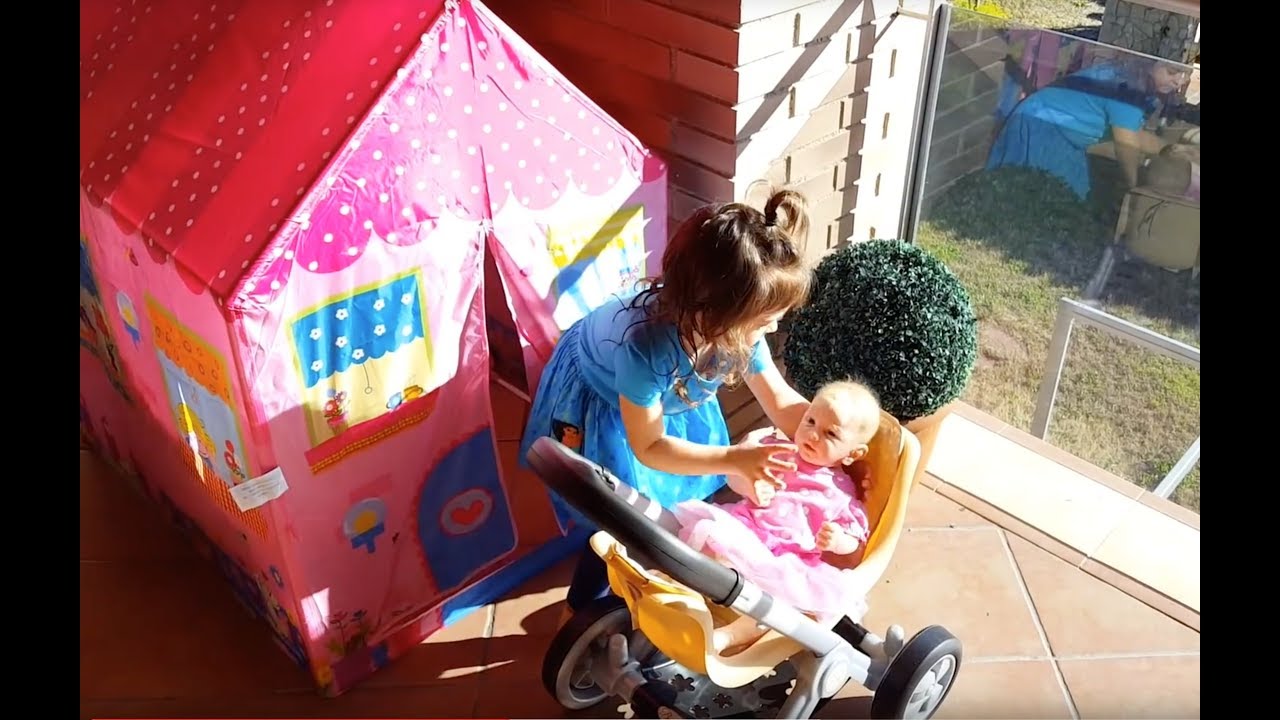 Playing with Princess PlayHouse - YouTube