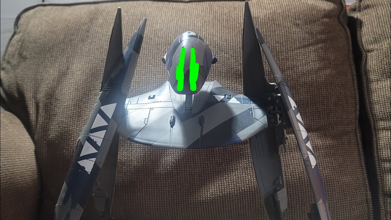 Star Wars The Clone Wars (Stop Motion) Vulture Droid Scene - YouTube