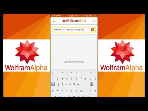 Wolfram Alpha / Limites - YouTube