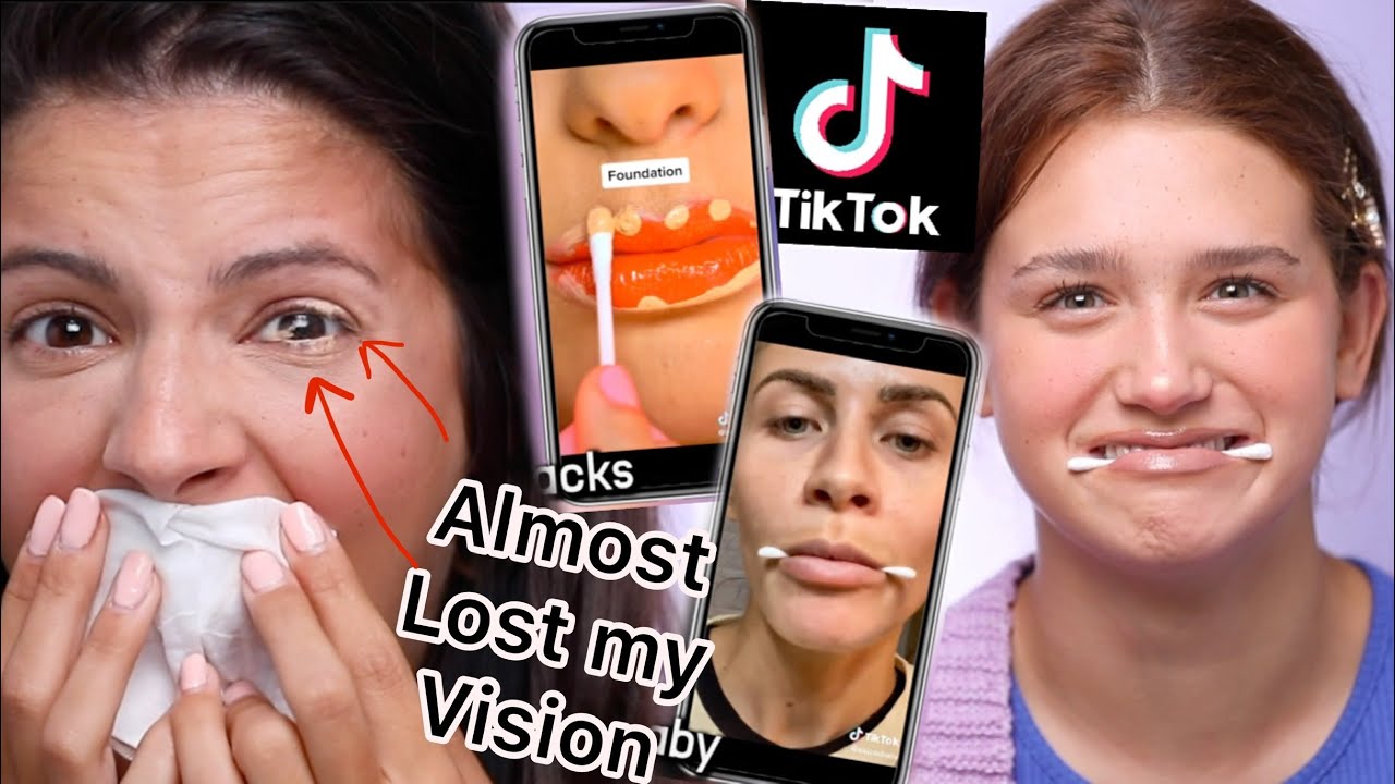 Trying The 10 Most Popular Tiktok Beauty Hacks Part 2 Youtube