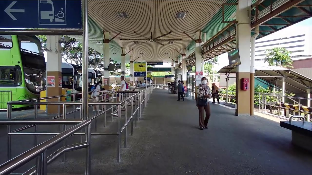 Harbour Front Bus interchange Seah Im Road 10 Aug 2020 Walkabout - YouTube