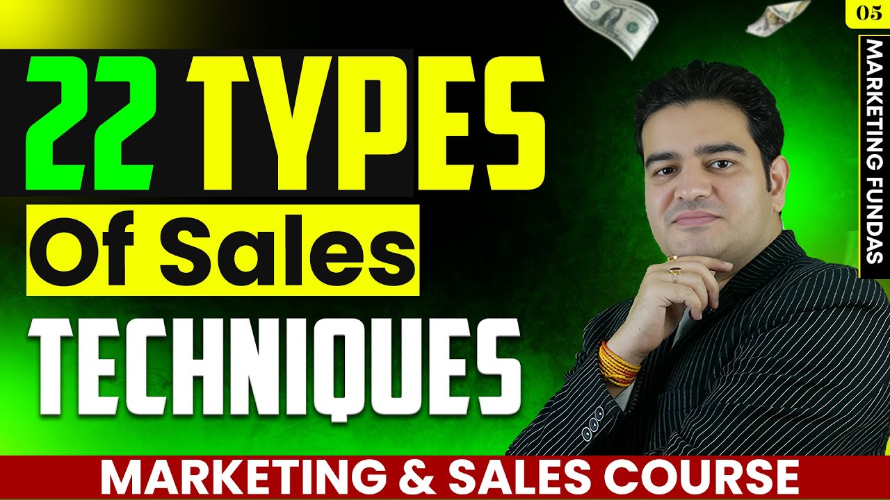 22 Types of Sales Techniques | Types of Sales in Marketing | # ...