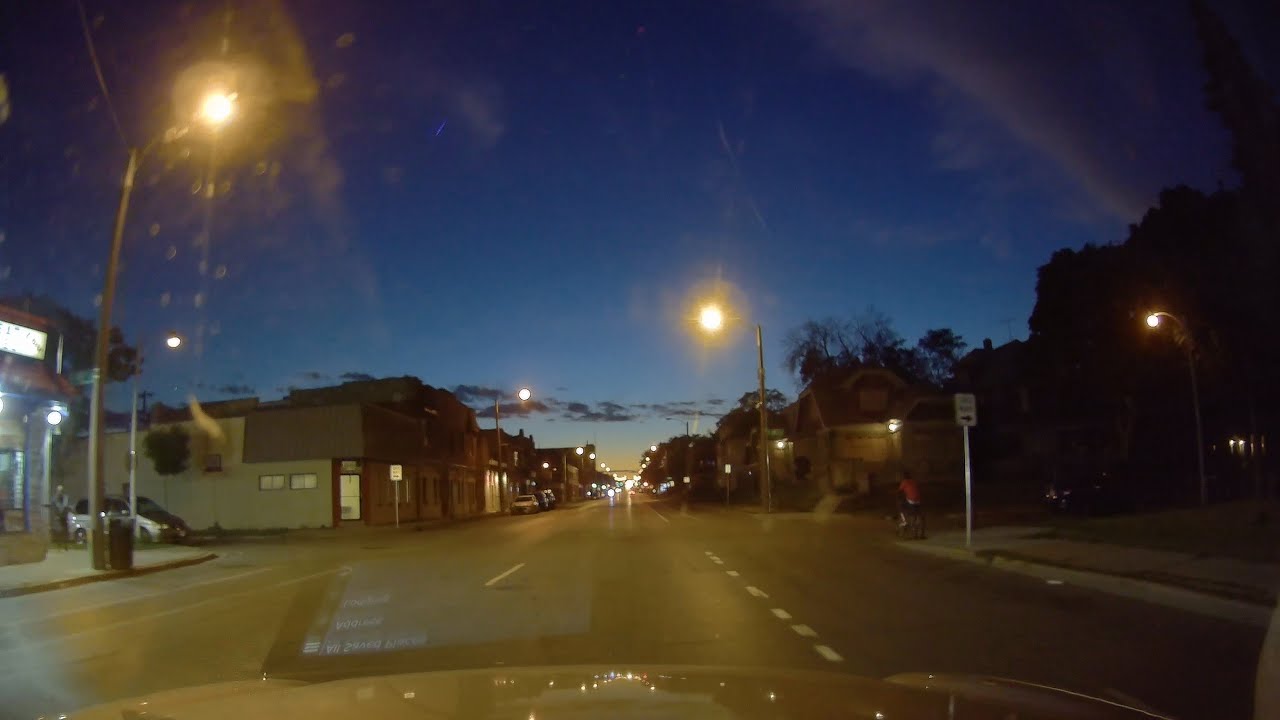 Driving In The Streets Of Milwaukee, Wisconsin At Night - YouTube