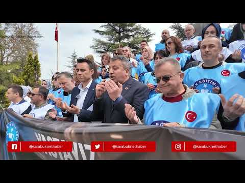 KARABÜK'TE EĞİTİMCİLERDEN TEK SES:\