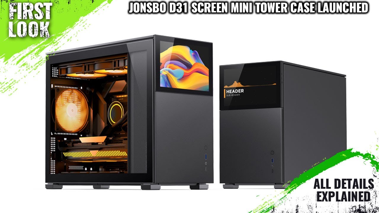 JONSBO D31 SCREEN Mini-tower Case Launched 8-inch LCD Launched ...