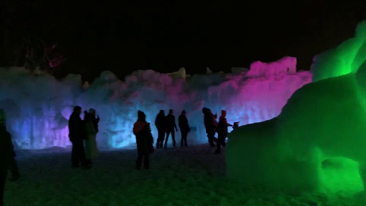 Ice Castles Lake Geneva Wi - YouTube