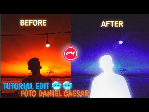 CARA EDIT FOTO STYLE DANIEL CAESAR || BLUE LIGHT EFFECT || TREND MEDSOS ...
