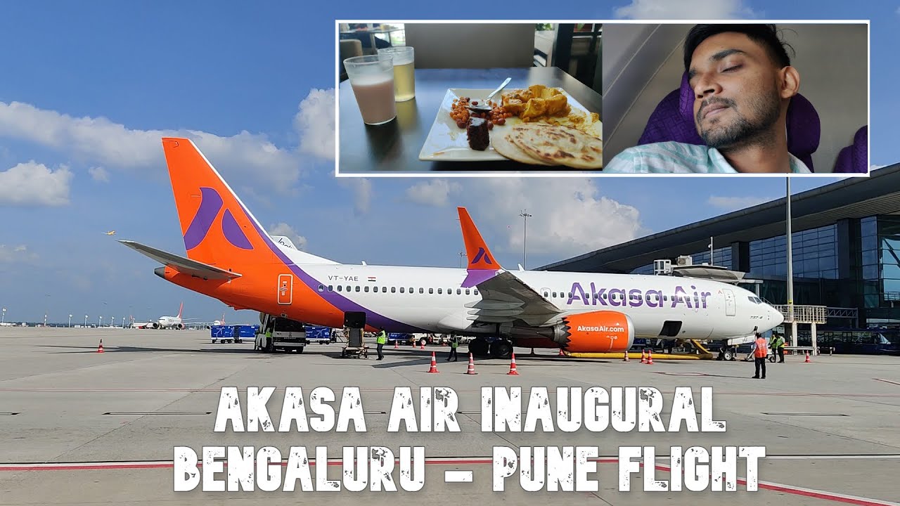 Akasa Air ki pehli udaaan | Bengaluru to Pune in Akasa Air - YouTube
