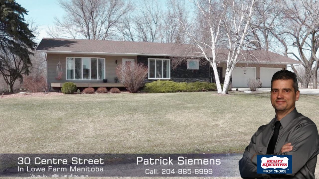 30 Centre Street in Lowe Farm Manitoba with Patrick Siemens - YouTube