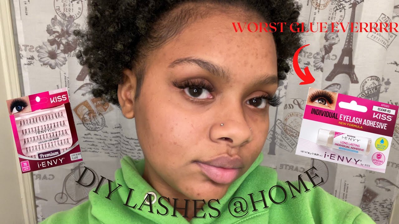 DIY LASHES AT HOME (BEGINNER FRIENDLY) - YouTube