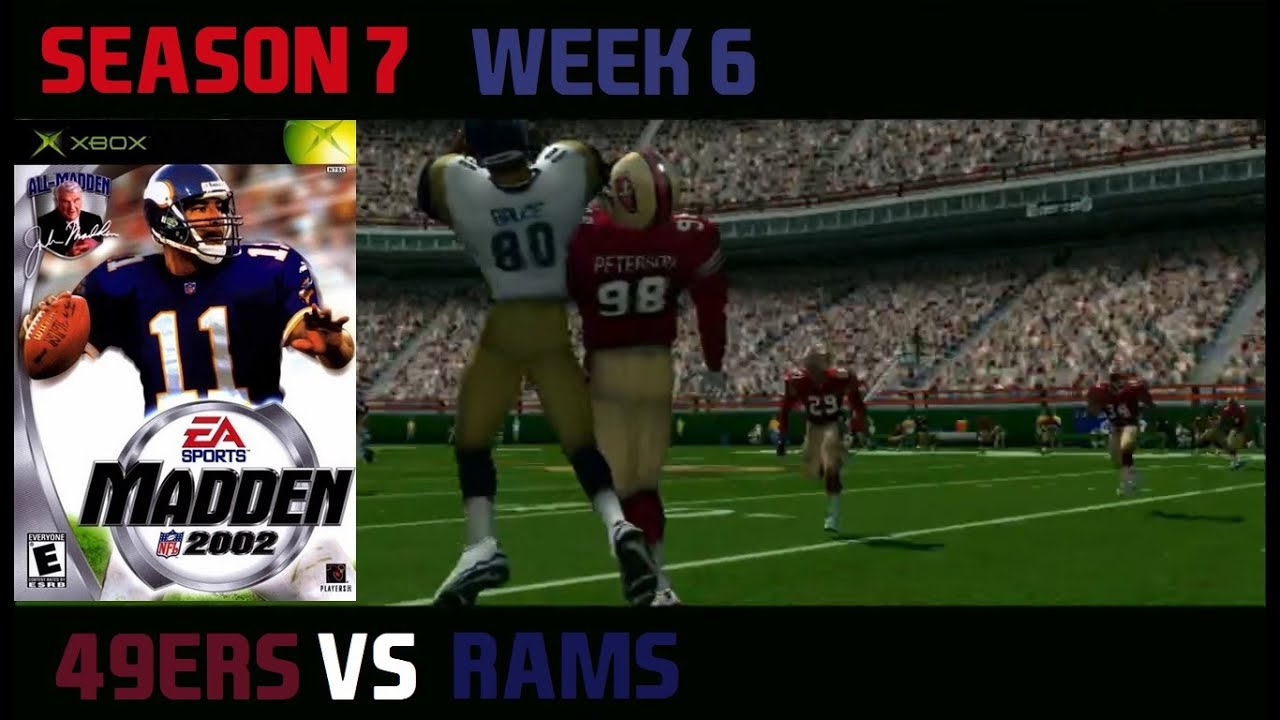 Madden 2002 Franchise S07W06 49ers vs Rams - YouTube