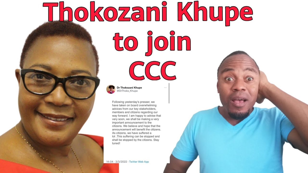 Thokozani Khupe joining CCC! Closer look - YouTube