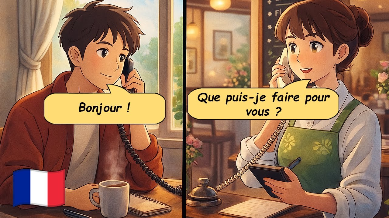 10 Real life conversations for Beginners | "Making phone calls ...