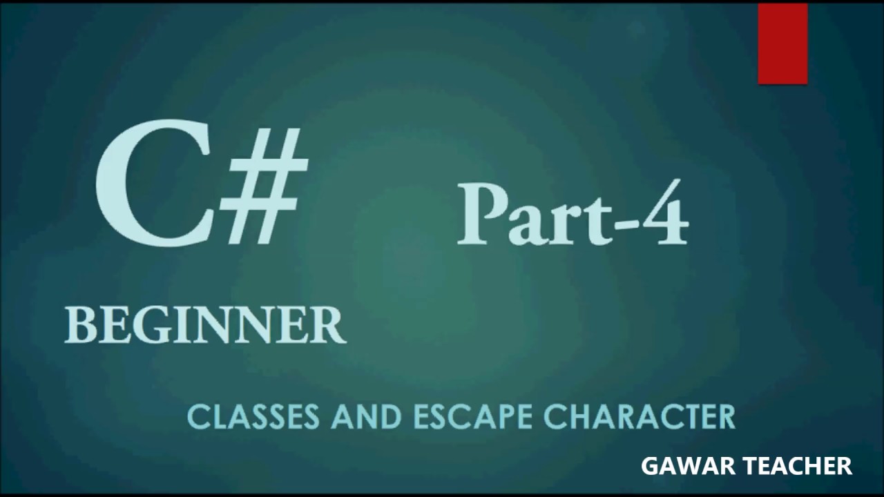 C Tutorial Classes Escape Characters Part 4 Actionable YouTube c-tutorial-classes-escape-characters-part-4-actionable-youtube