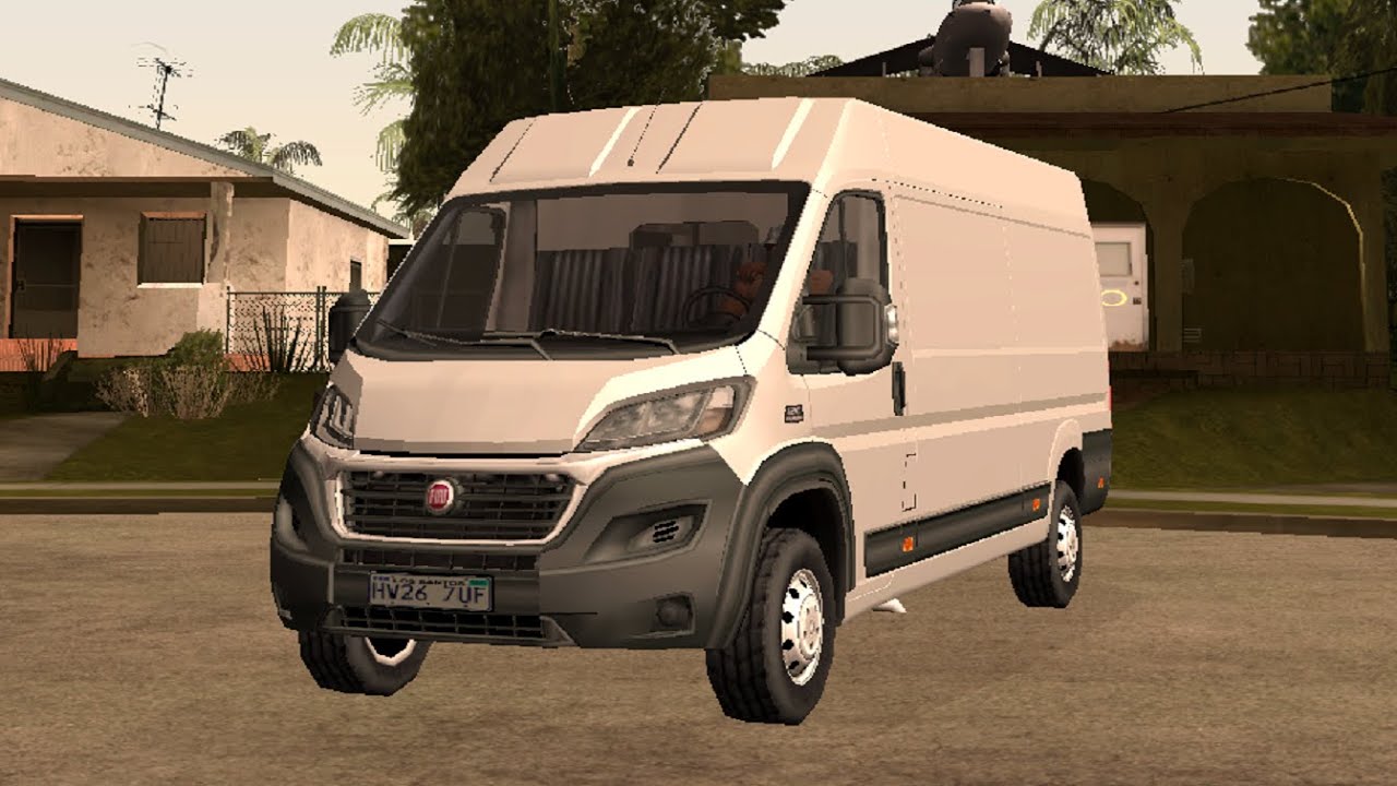 2021 Fiat Ducato Lowpoly as Yankee ( GTA San Andreas van/truck mod ...