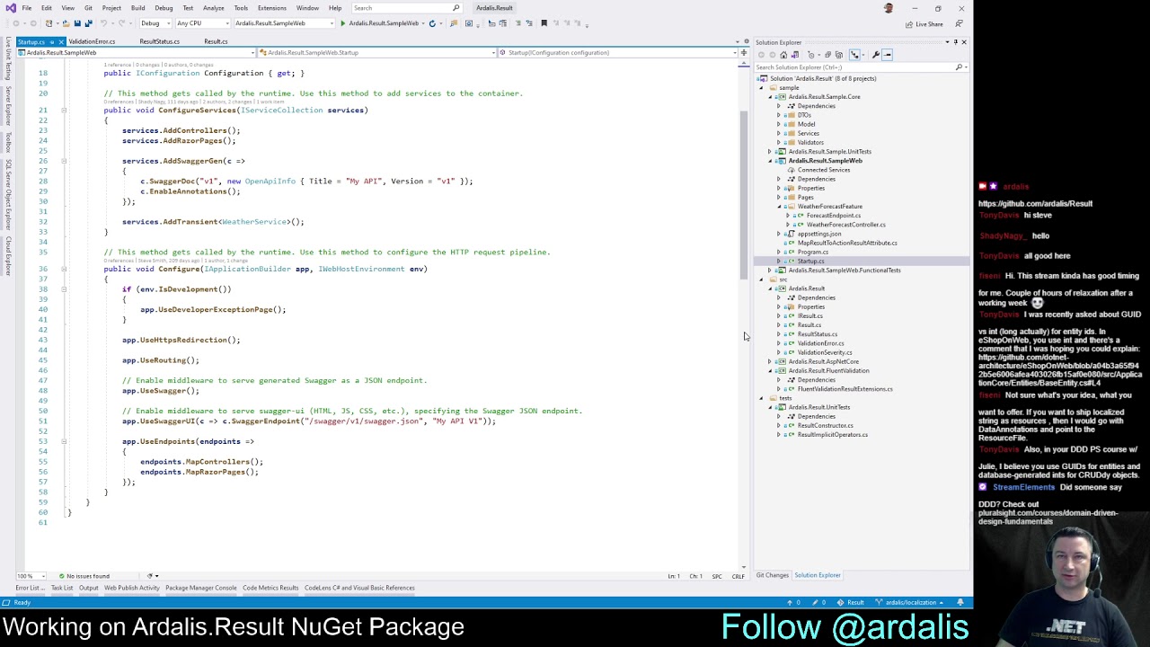 Working on Ardalis.Result NuGet Package - YouTube