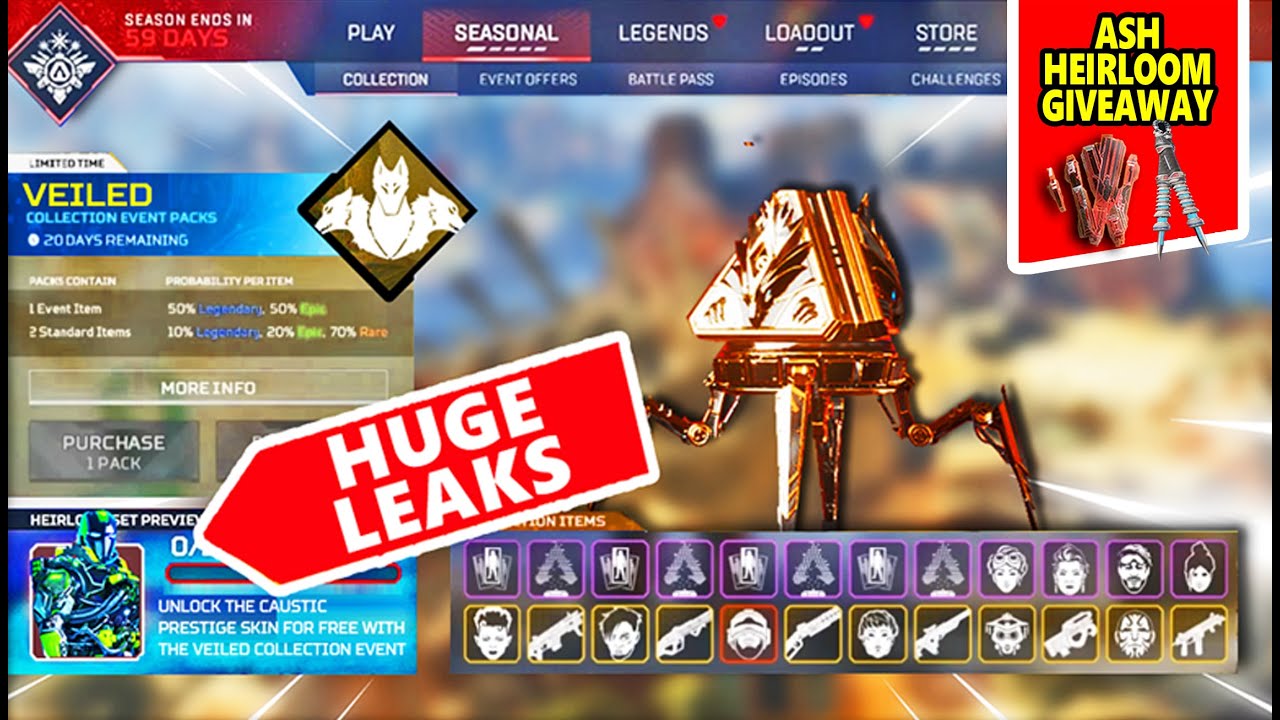 Apex Legends MASSIVE Veiled Collection Event LEAKS Are Coming - YouTube