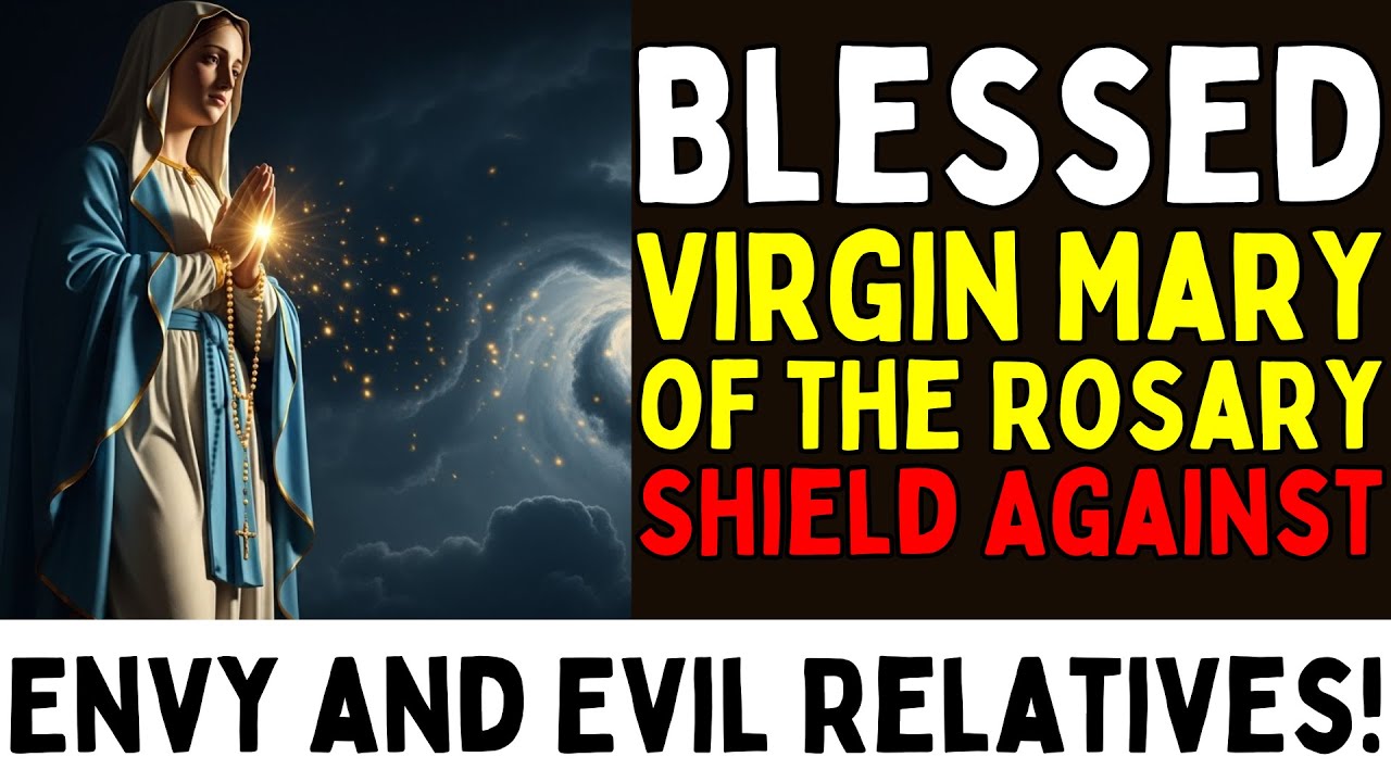 Blessed Virgin Mary of the Rosary | Shield Against Envy and Evil ...