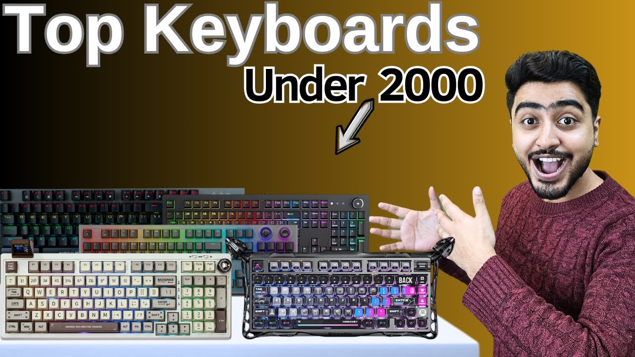 Top 5 Mechanical Keyboards Under 2000 | Perfect for Gaming and Typing ...