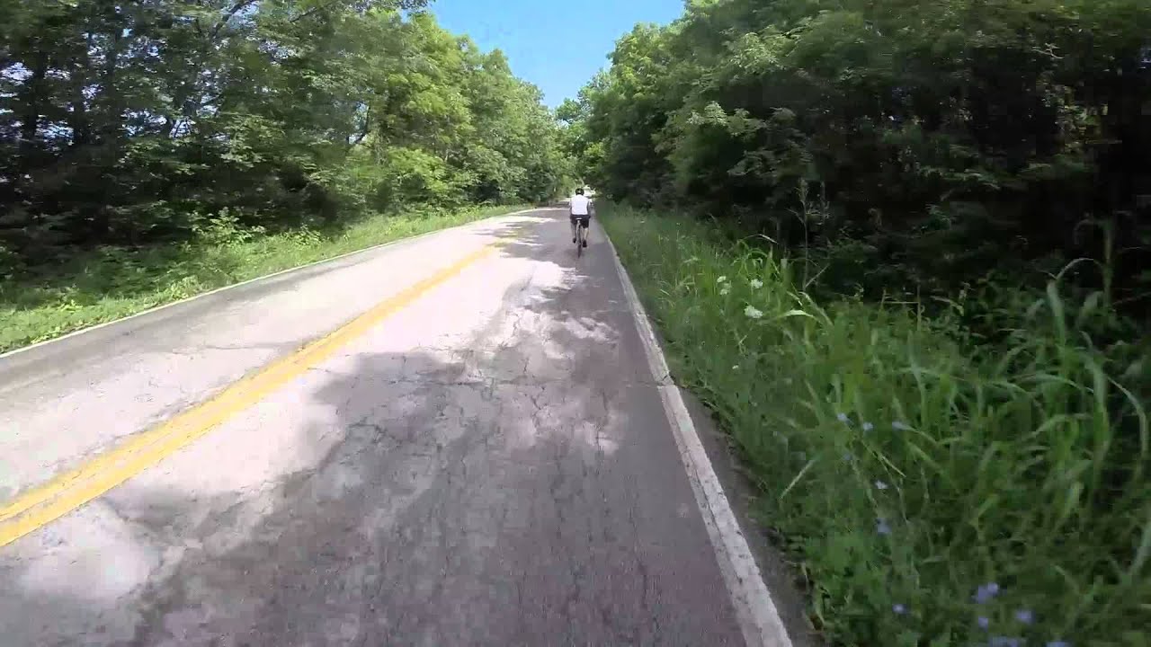 55 Mile Bicycle Ride Interurban Road Kansas City - YouTube