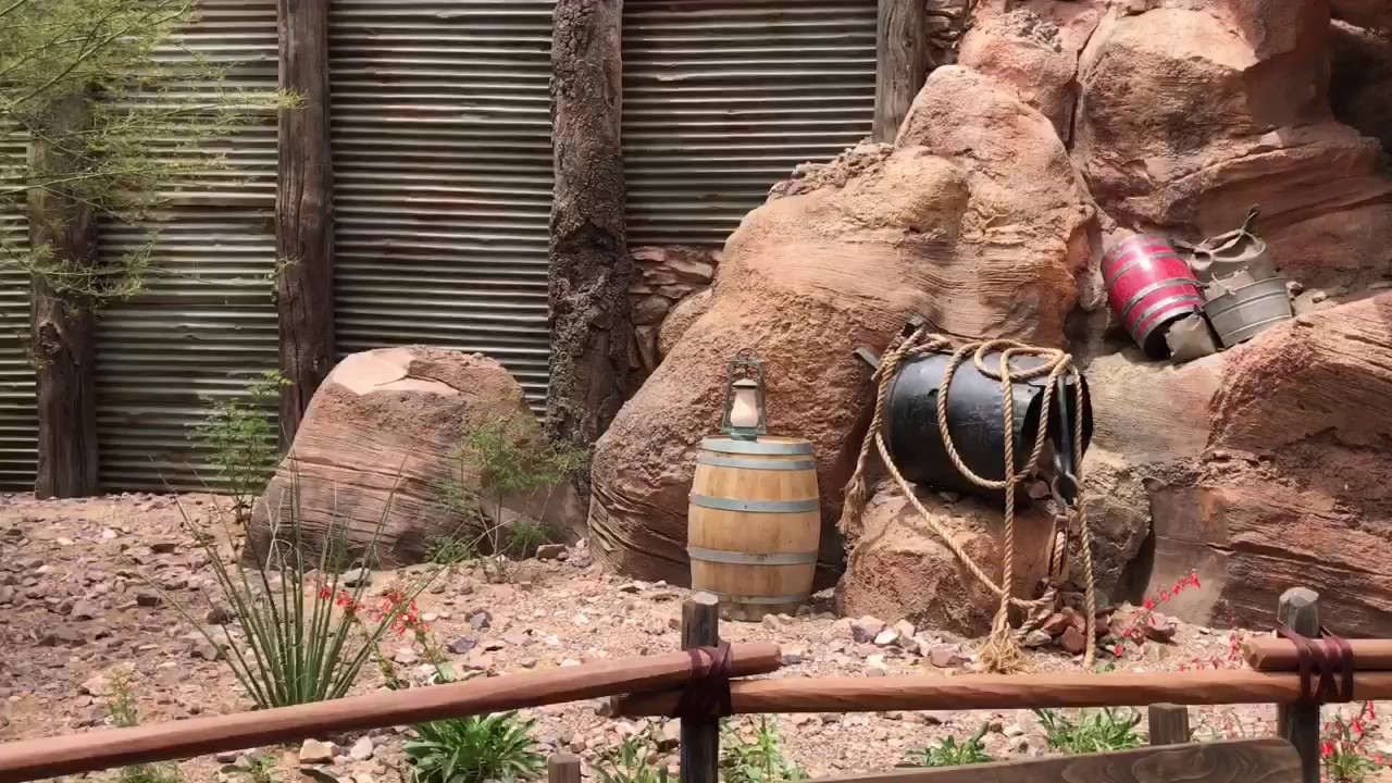 Disneyland Big Thunder Trail Walkthrough - YouTube