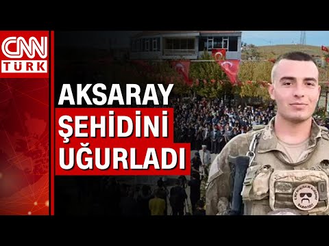 Şehit Piyade Uzman Çavuş Faruk Eser son yolculuğuna uğurlandı