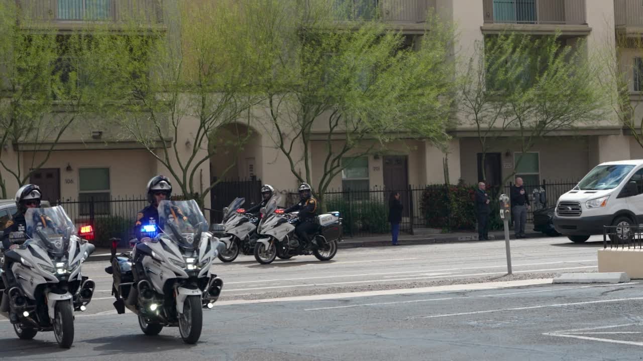 Procession for Officer Adam Buckner - YouTube