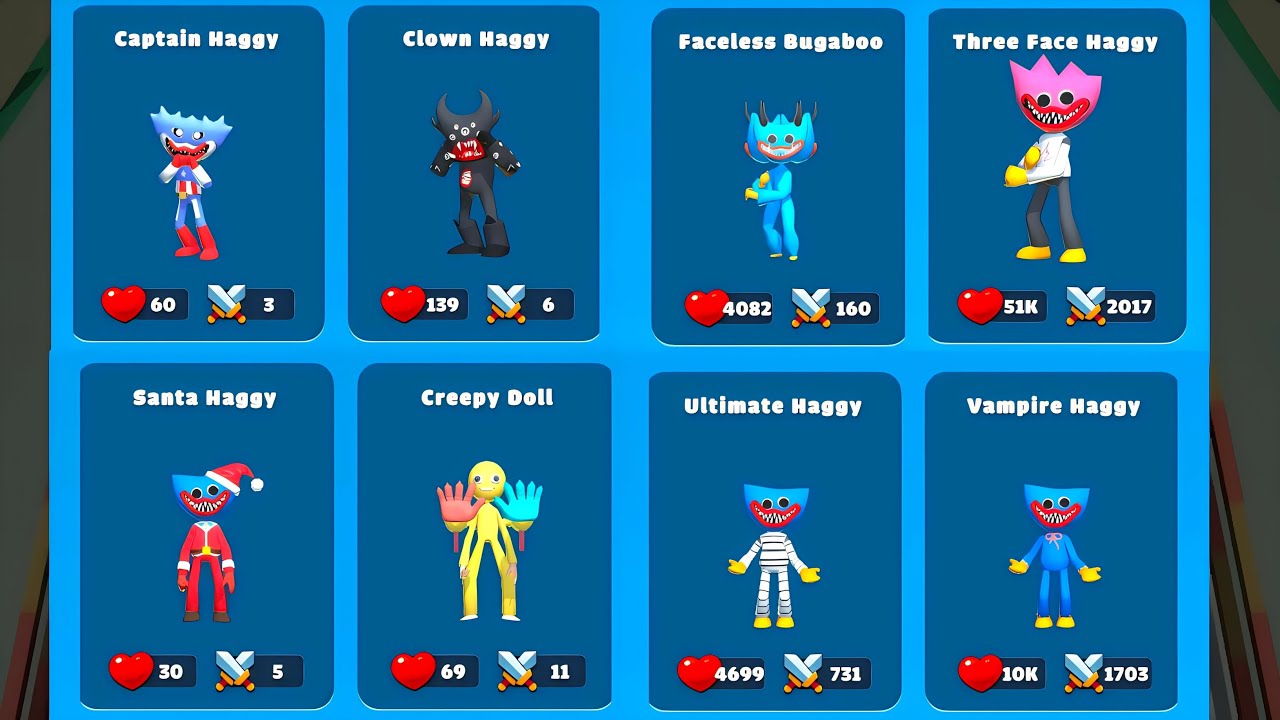 Merge Blue Monstor Vs Monster - Merge Simulator Battles - YouTube