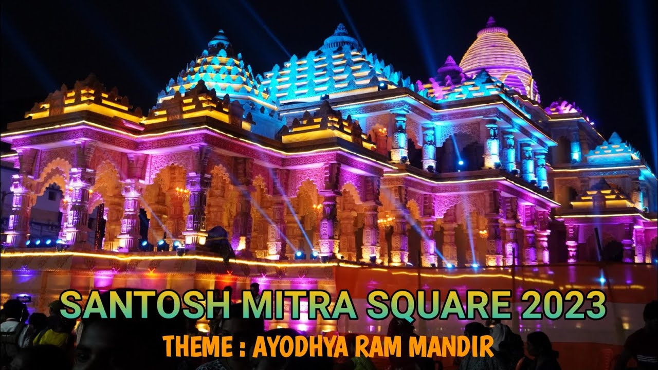 Santosh Mitra Square Durgapuja 2023 | Santosh Mitra square Lighting ...