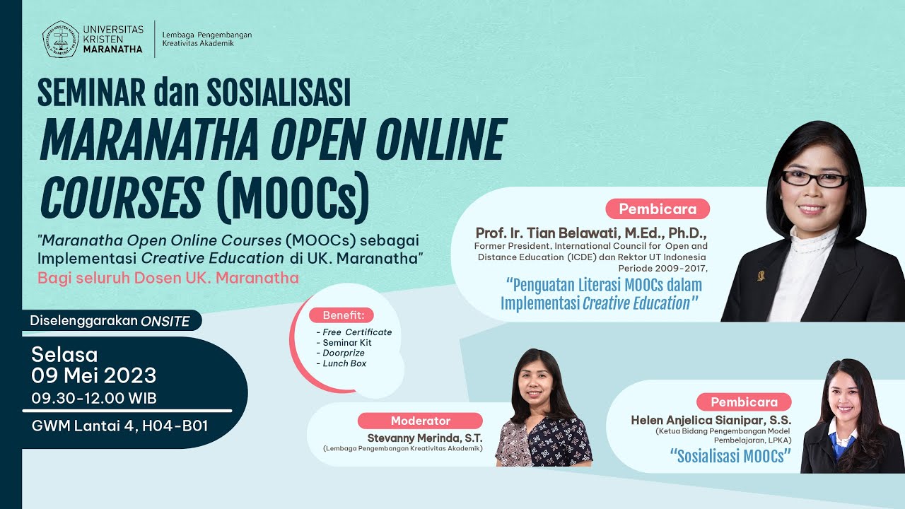 Penguatan Literasi MOOCs sebagai Implementasi Creative Education - YouTube