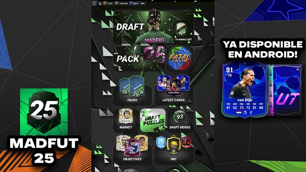MADFUT 25 YA DISPONIBLE EN ANDROID! - YouTube