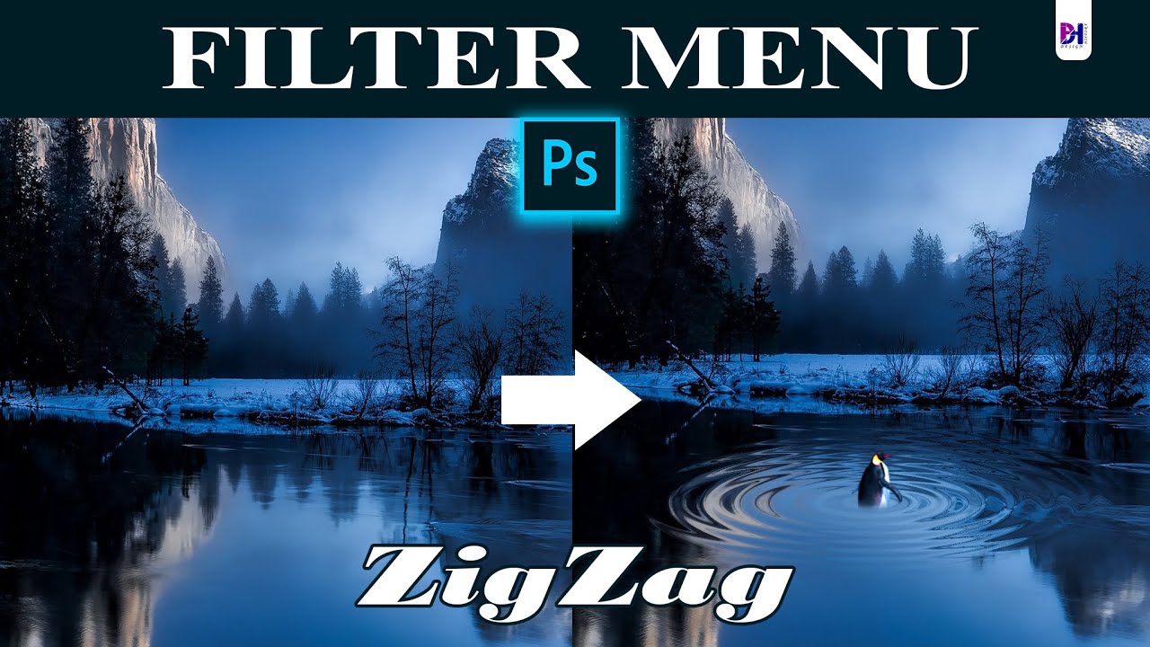 FILTER MENU -_ Part 13 Distort(5) -_ Photoshop - Beginner's Series ...