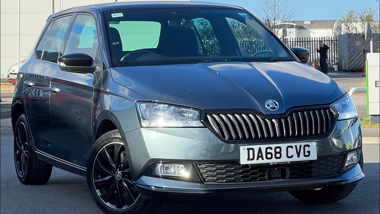 DA68CVG Skoda Fabia 1.0TSI Monte Carlo Quartz Grey Metallic - YouTube