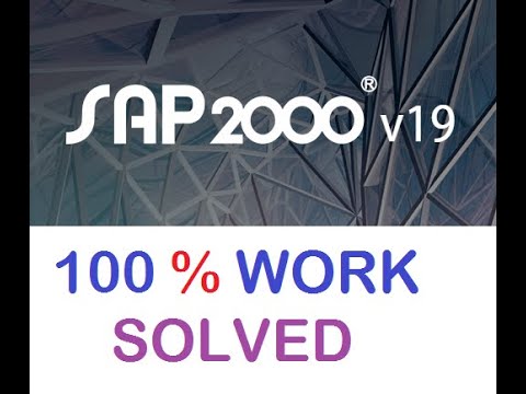 HOW TO INSTALL SAP 2000 + CRACK | 100 PERCENT WORKING | DO SUBSCRIBE ...
