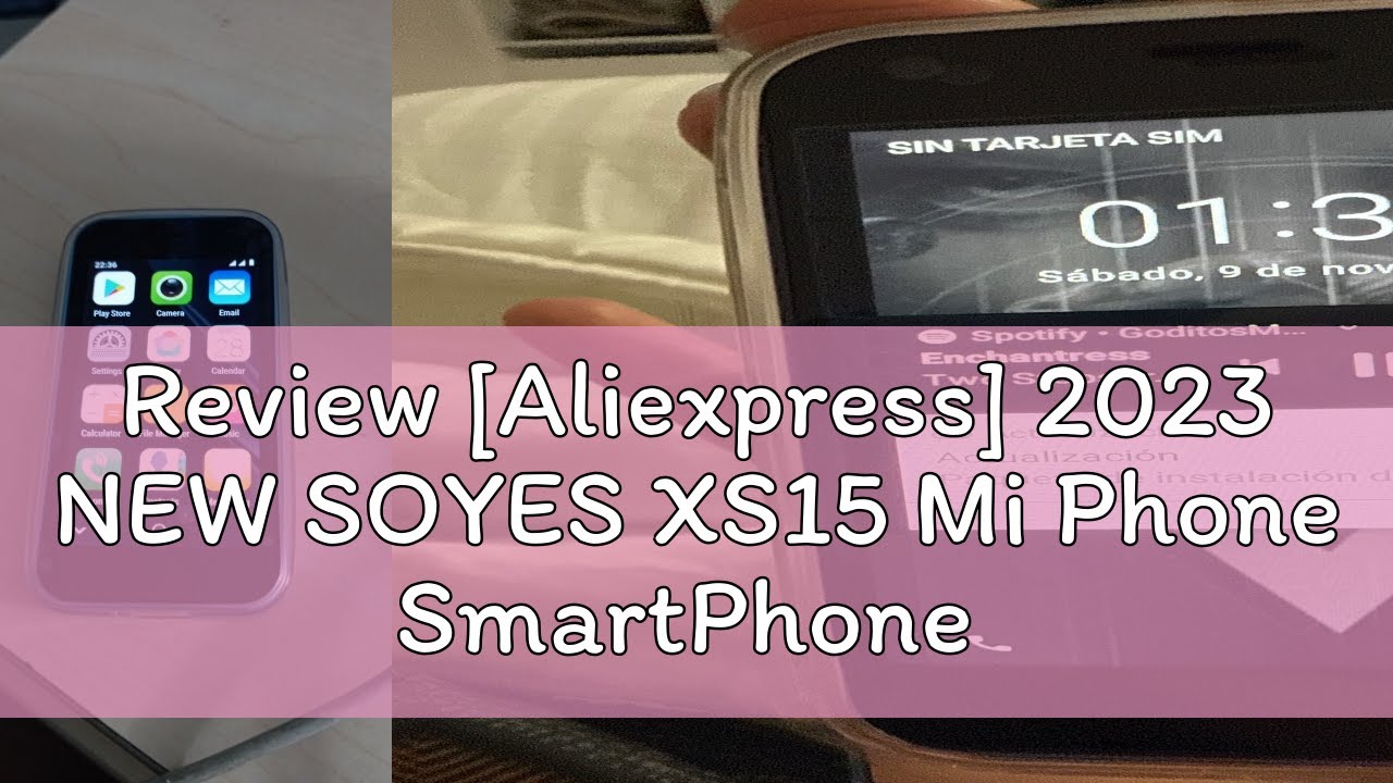 Review [Aliexpress] 2023 NEW SOYES XS15 Mi Phone SmartPhone Android 8.1 ...