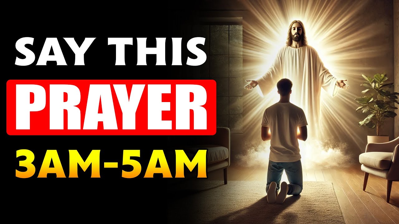 🕊️PRAY WITH THE HOLY SPIRIT - SAY THIS PRAYER BETWEEN 3 AND 5 AM - MAKE ...