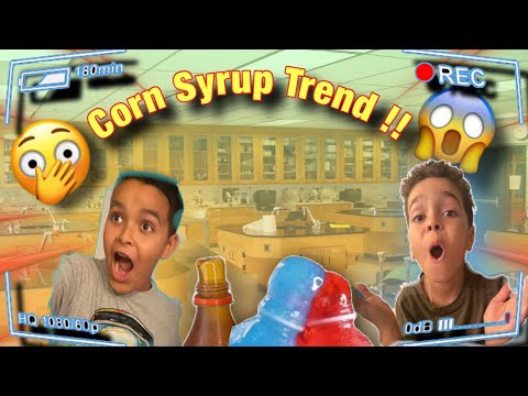 TRYING THE CORN SYRUP TIKTOK TREND!! 😁*COOL RESULTS*