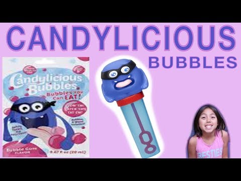 CANDYLICIOUS BUBBLES - TASTE TEST - YouTube