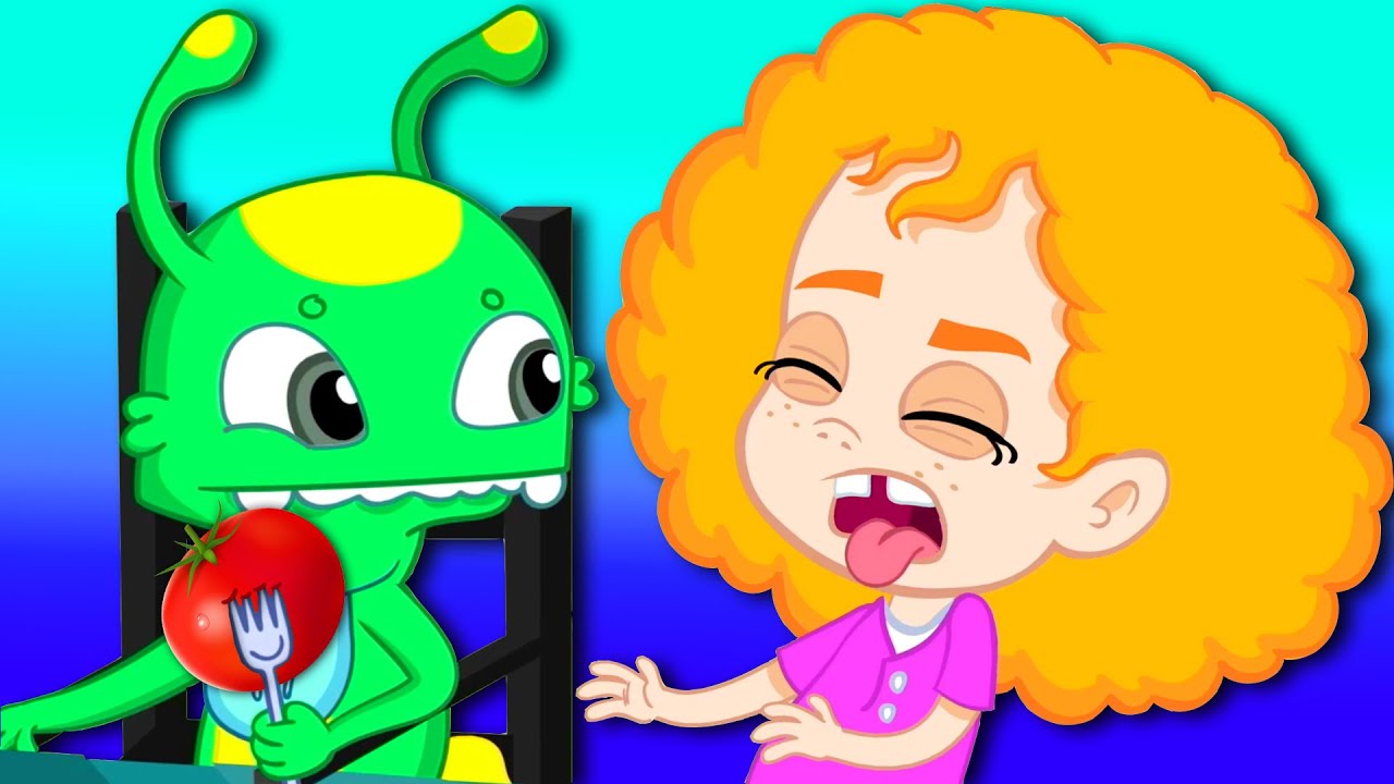 Groovy The Martian wants to teach Phoebe to eat vegetables. - YouTube