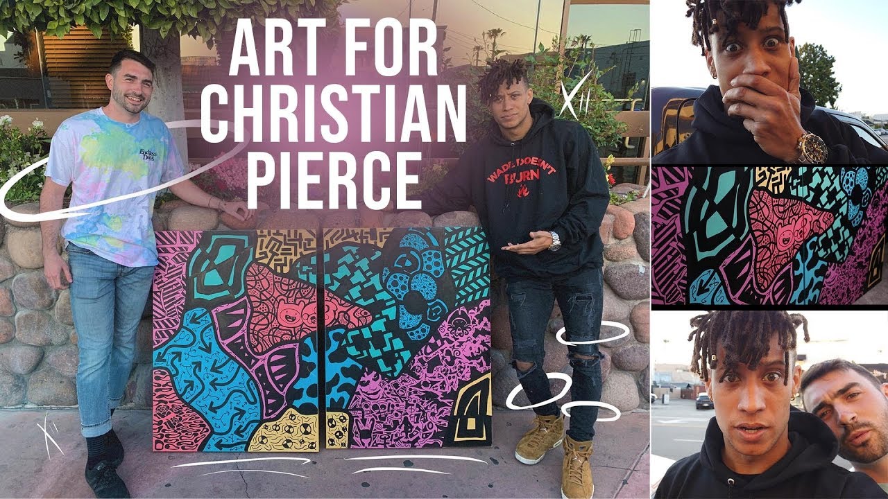 Art for Christian Pierce!! - YouTube
