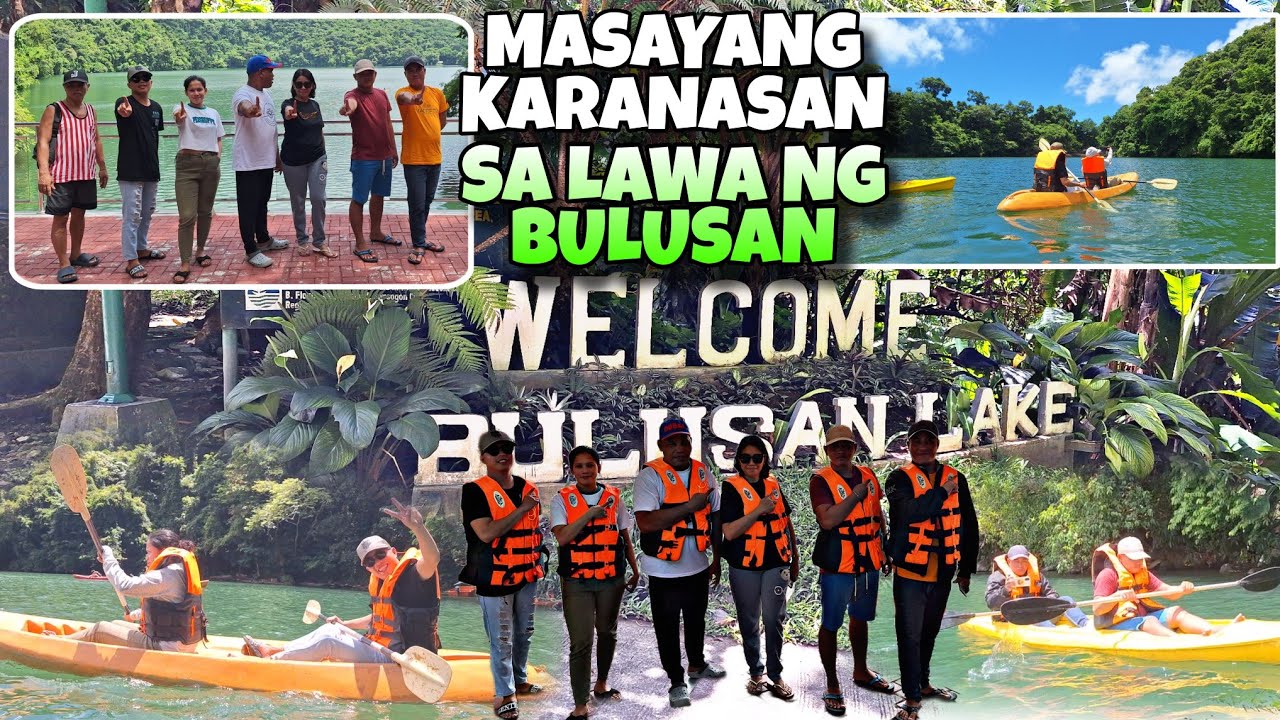 BULUSAN LAKE KAKAIBANG KARANASAN / THE GREAT TEAM WARAYNON #bulusanlake ...