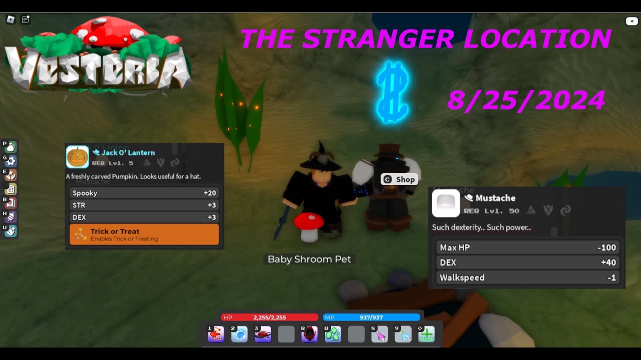 Vesteria Stranger location 8/25/24 - YouTube